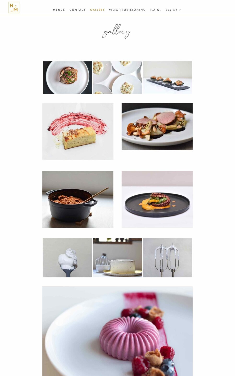 Natural Chef Mallorca Website Example by Ericks Webs Design